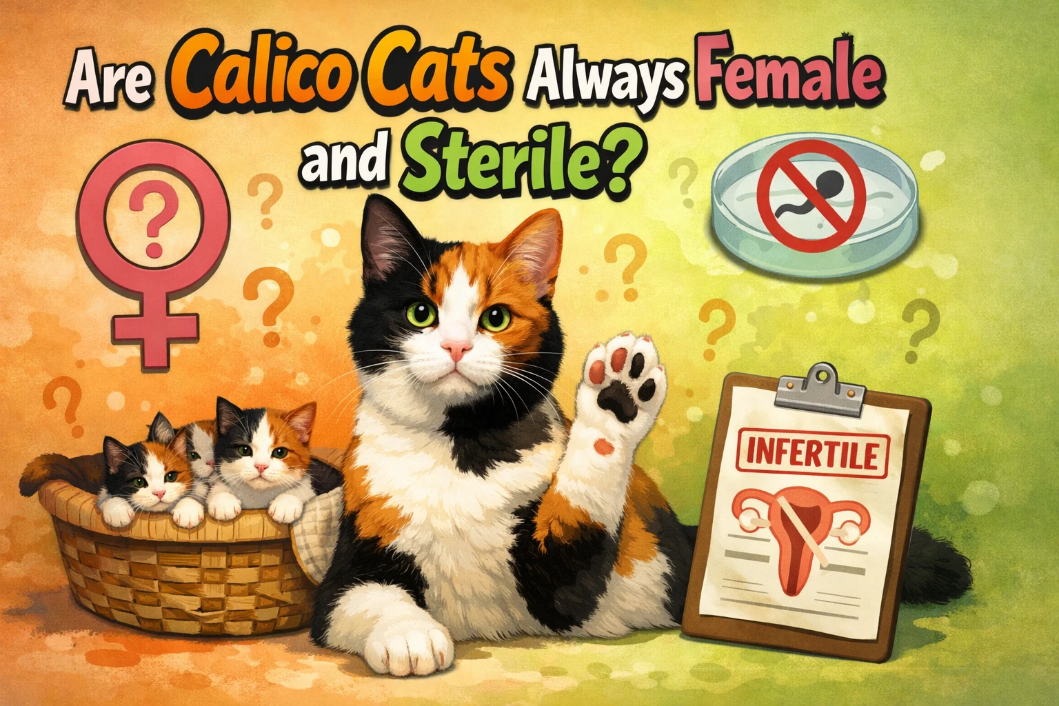 Why Are Calico Cats Always Female? Complete Genetics Explanation