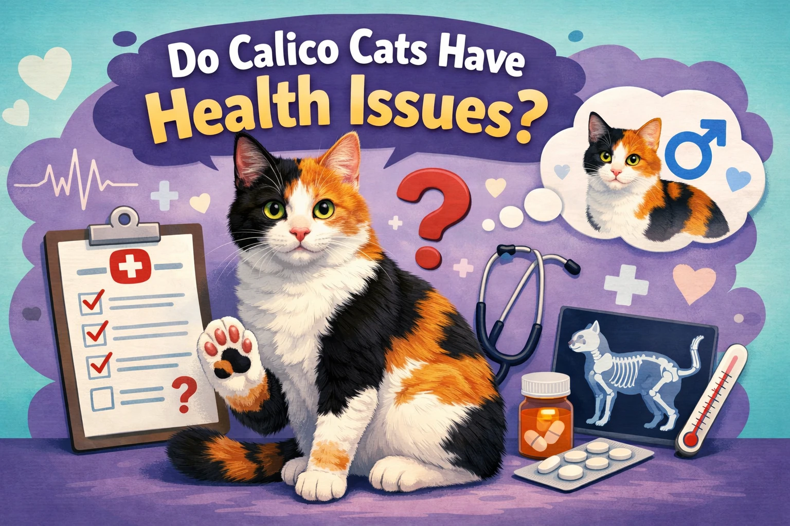 Calico Cat Health Issues: Problems, Disorders & Medical Care